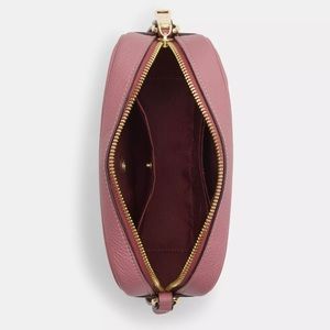 Coach | Bags | Coach Leather Mini Jamie Camera Bag Crossbody True Pink ...
